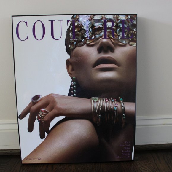 Wall Decor | 4 Vintage Couture Magazine Cover Wall Hangings | Poshmark